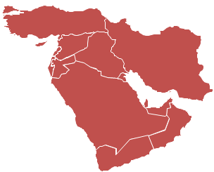 Middle East Map Clip Art