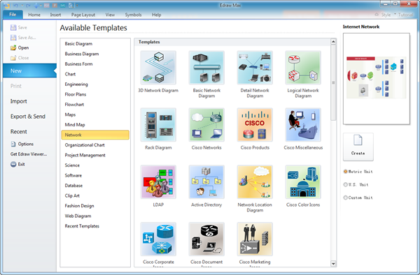 How To Draw A Network Diagram Edrawmax Online - Bank2home.com