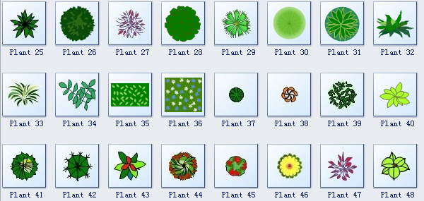Garden Design Plant Symbols - Design Talk
